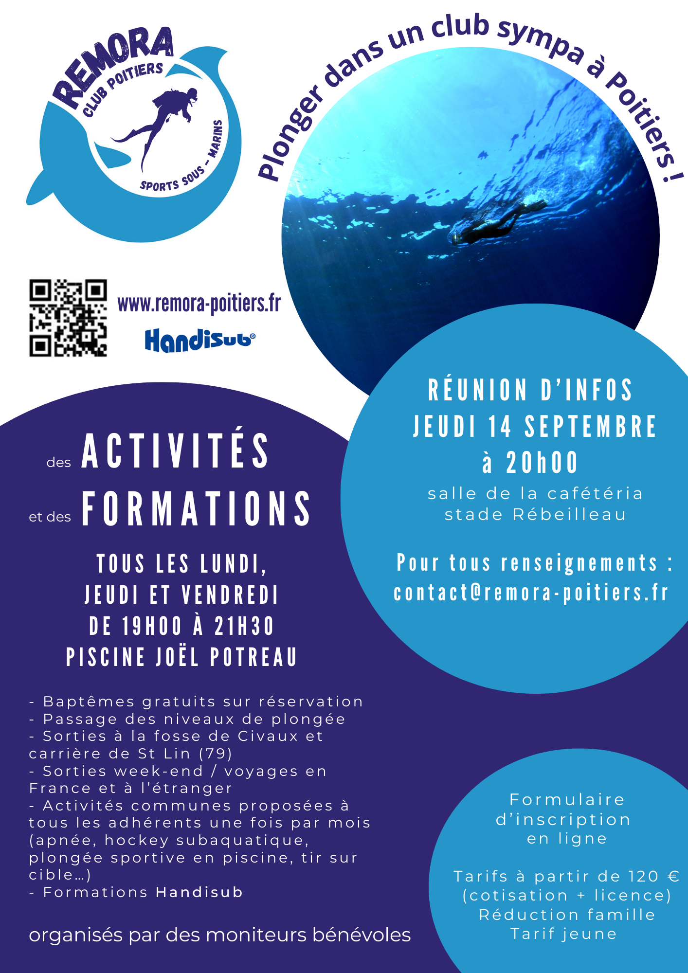 Rémora Club Poitiers | Club de plongée associatif à Poitiers